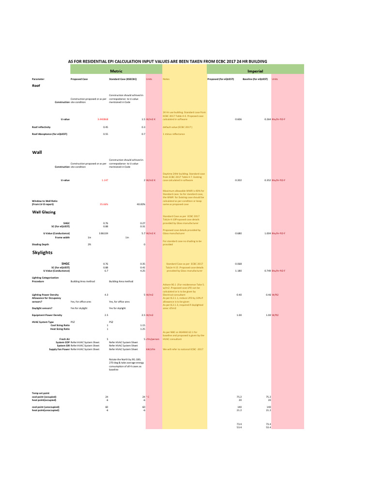 Annexure_2-Input_table_for_residential | PDF | Building Technology ...