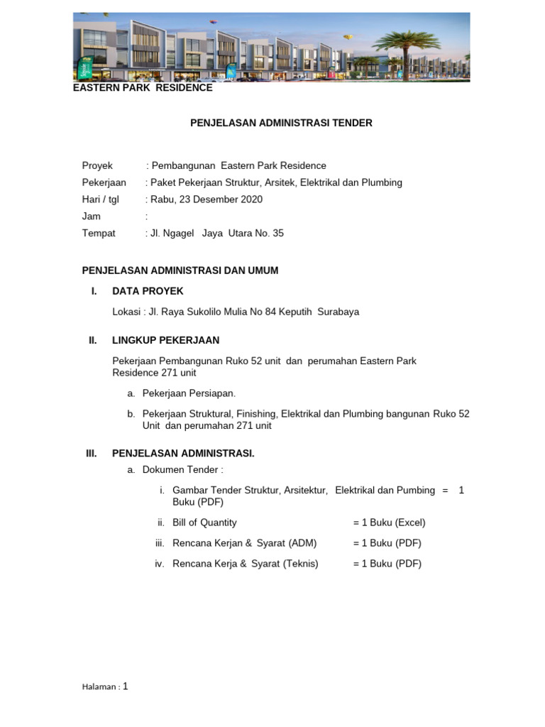 RKS Adm STR Ars Mep | PDF | Teknologi & Rekayasa