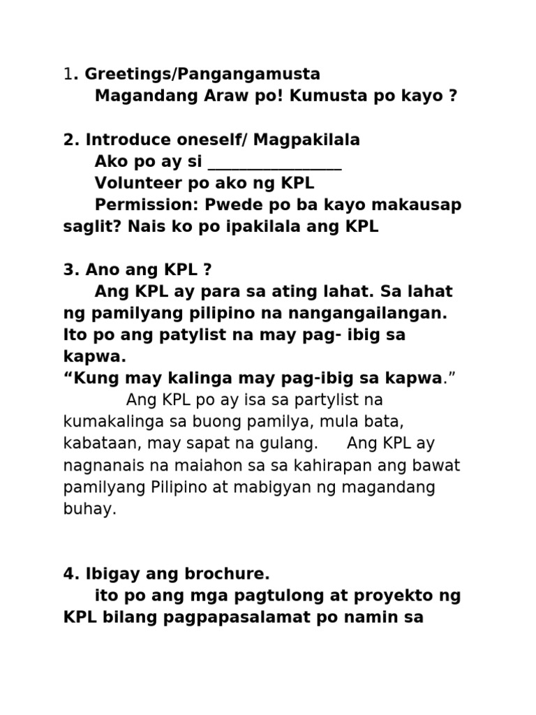 KPL Script T.kate 1 | PDF