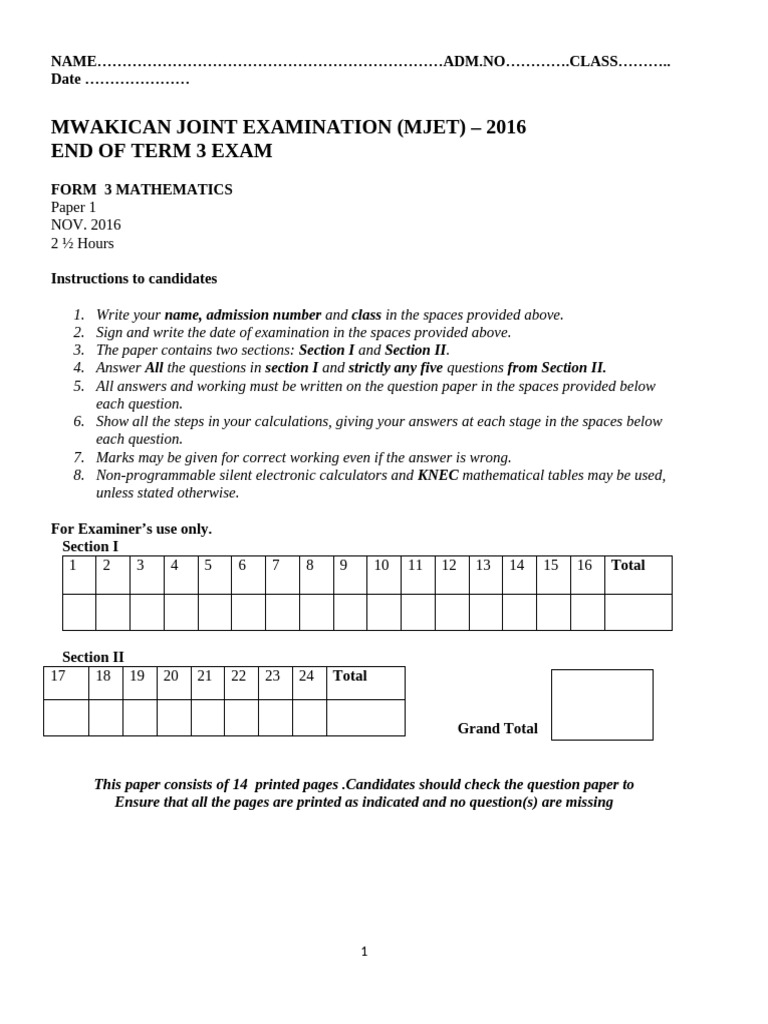 Mathematics Form 3 P1 Mod23042022001 Pdf Mathematics