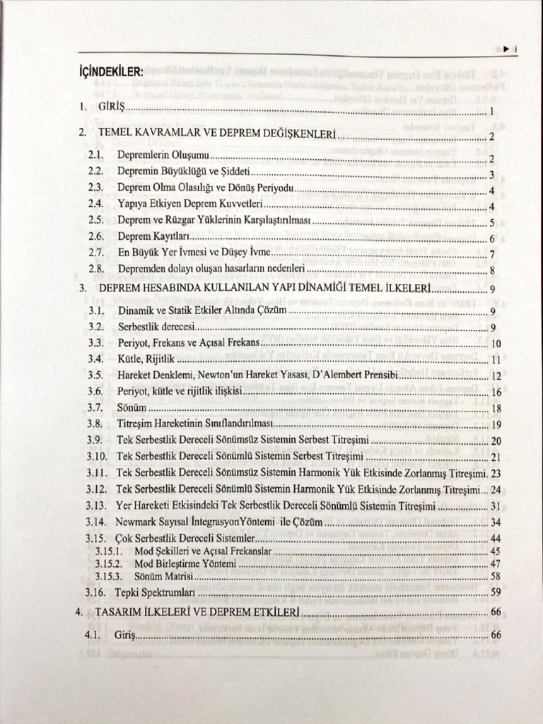 1-) Deprem Müh Ki̇tap | PDF