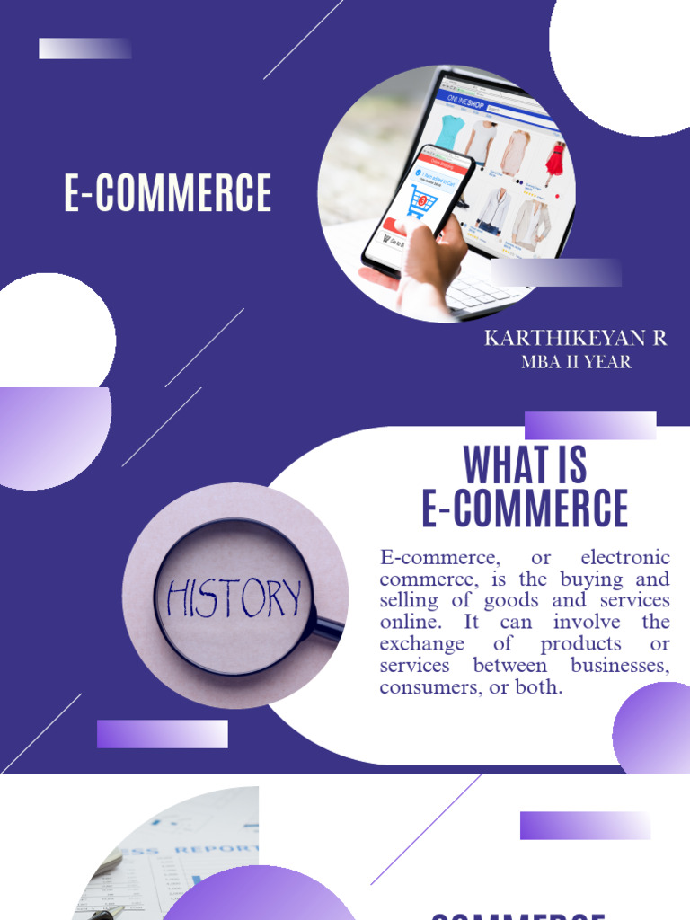 E-Commerce Presentation | PDF