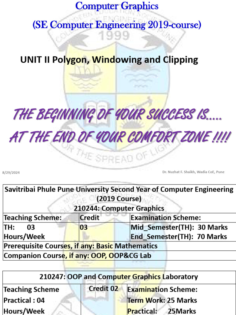 Computer Graphics: Polygon & Clipping | PDF | Computer Graphics ...