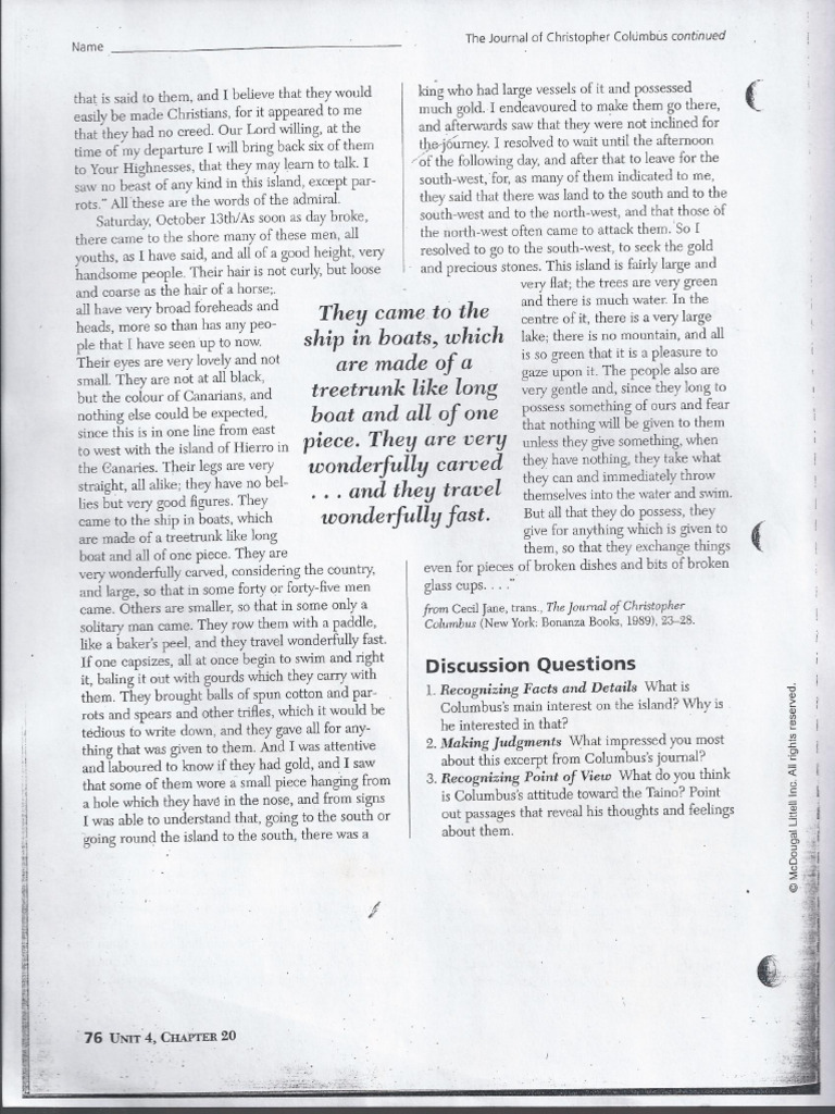 The Journal of Christopher Columbus 2 | PDF