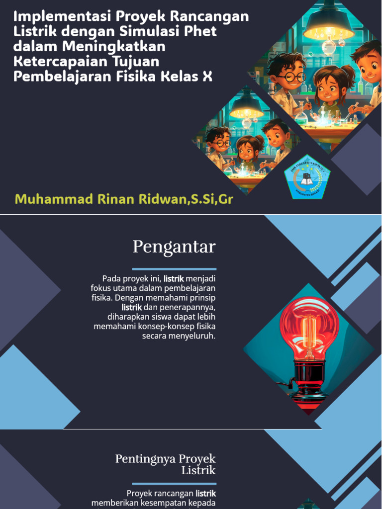 Proyek Listrik untuk Pembelajaran Fisika | PDF