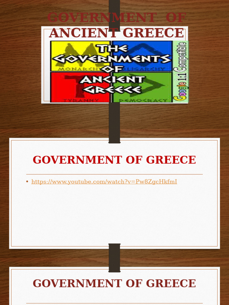 Government of Ancient Greece | PDF | Ancient Greece | Tyrant