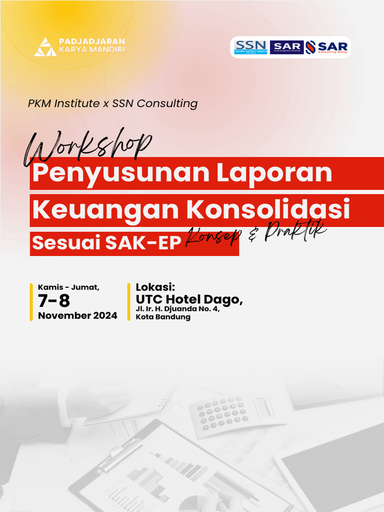 Proposal Workshop Penyusunan Laporan Keuangan Konsolidasi Sesuai SAK-EP ...