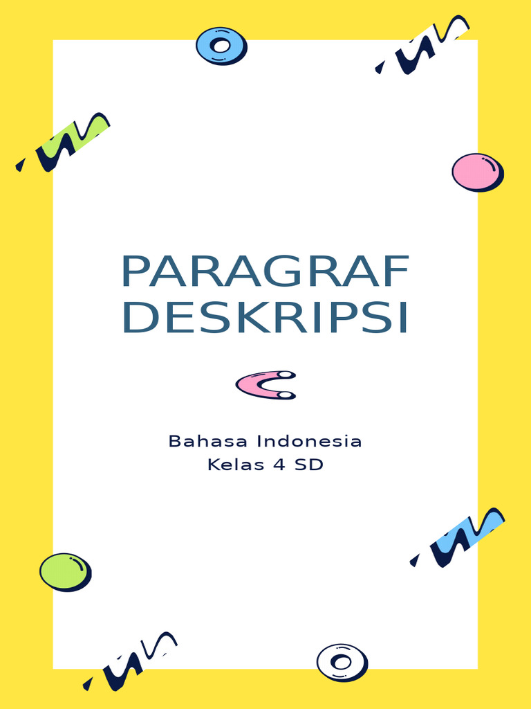 Materi Paragraf Deskripsi Kelas 4 SD | PDF