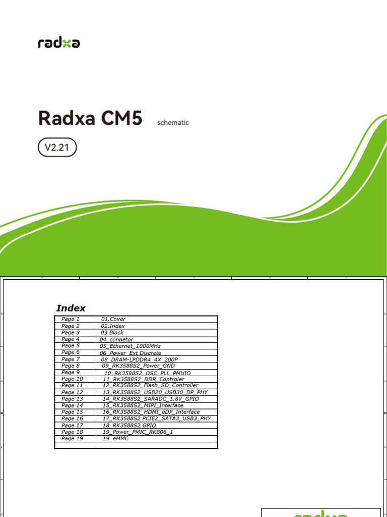 Radxa cm5 v2210 Schematic | PDF | Physical Layer Protocols | Usb