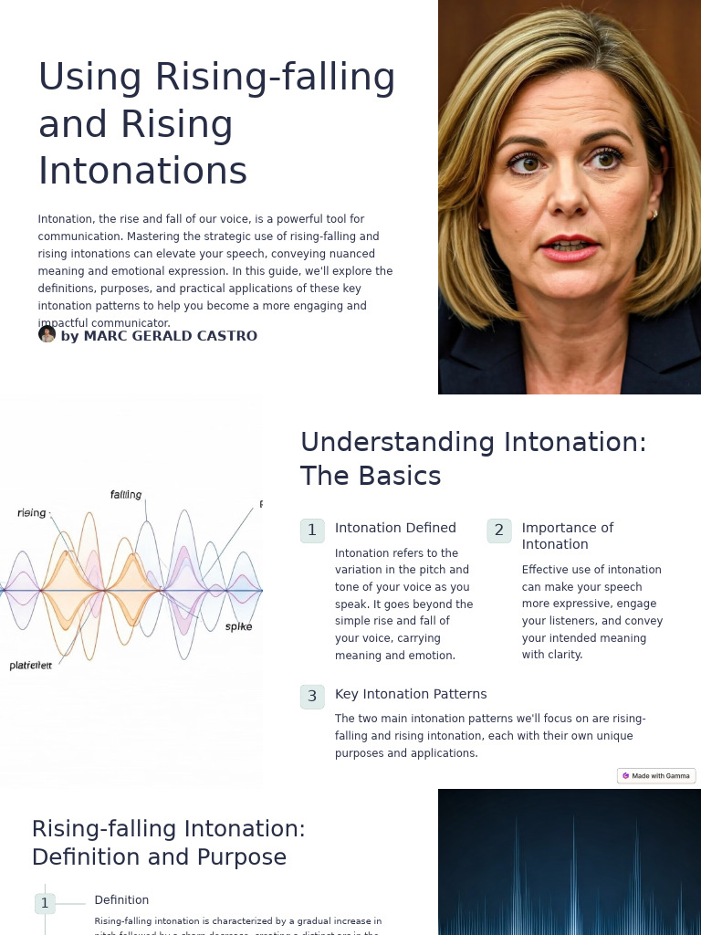 Using Rising Falling and Rising Intonations | PDF | Communication ...