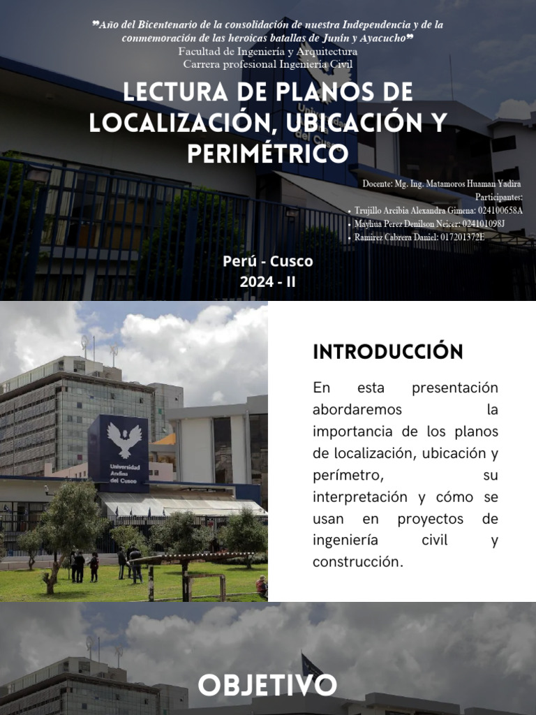Lectura de Planos de localización, ubicación y perimétrico | PDF