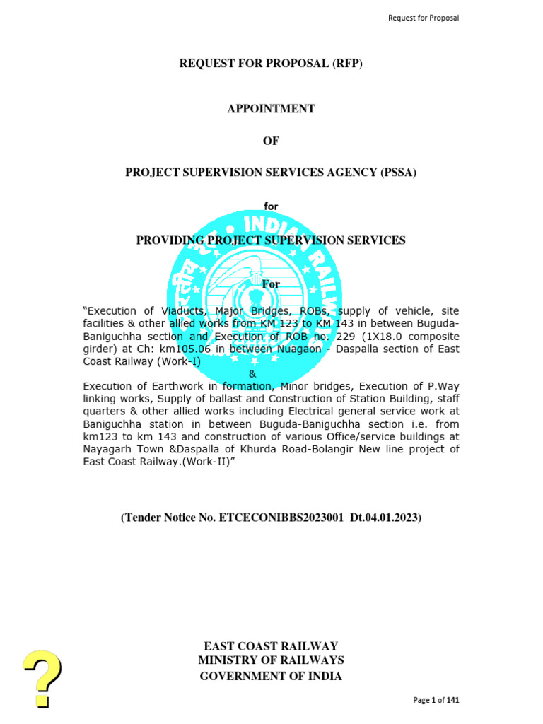 RFP 2023001 Rev 2. | PDF | Request For Proposal | Tort