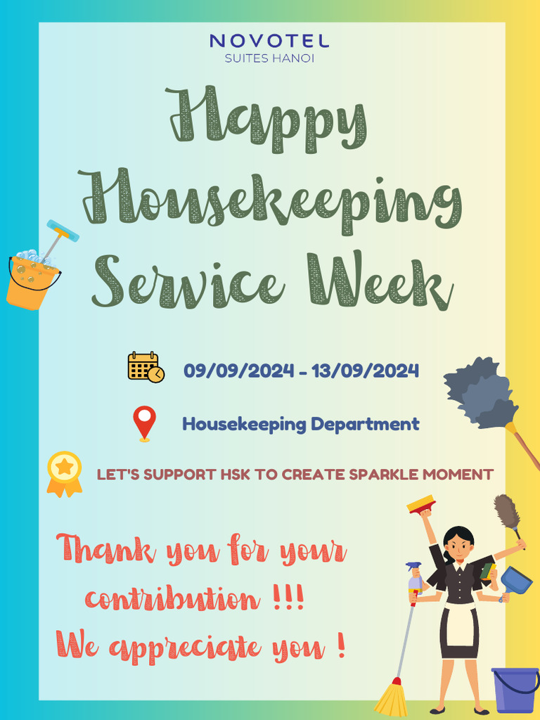 Happy Housekeeping Service Week | PDF