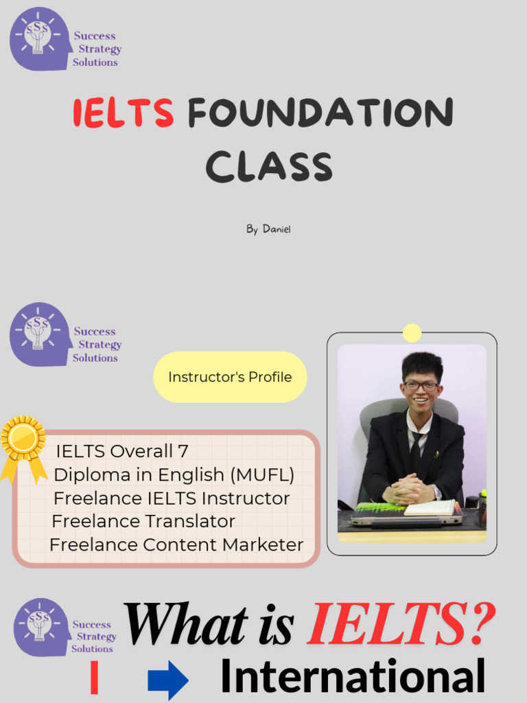 IELTS Foundation Course Overview | PDF