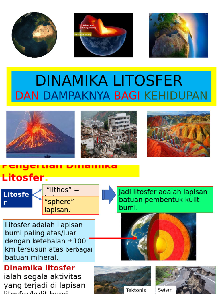 Dinamika Litosfer Dan Dampaknya THD Kehidupan... | PDF | Sains & Matematika