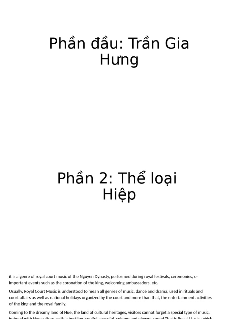 Bản tổng hợp prj unit 3 | PDF | Hue | Dances