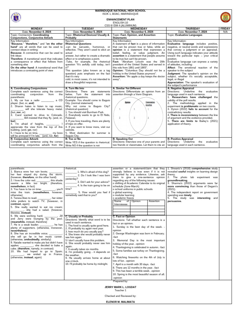 EWP-for-Gr-10 - 11-4-8-2024 | PDF