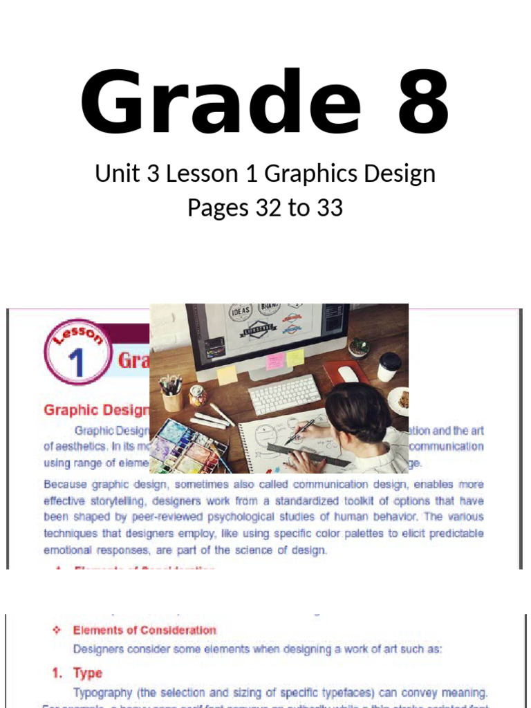 Computer Grade 8 Lesson 1 | PDF