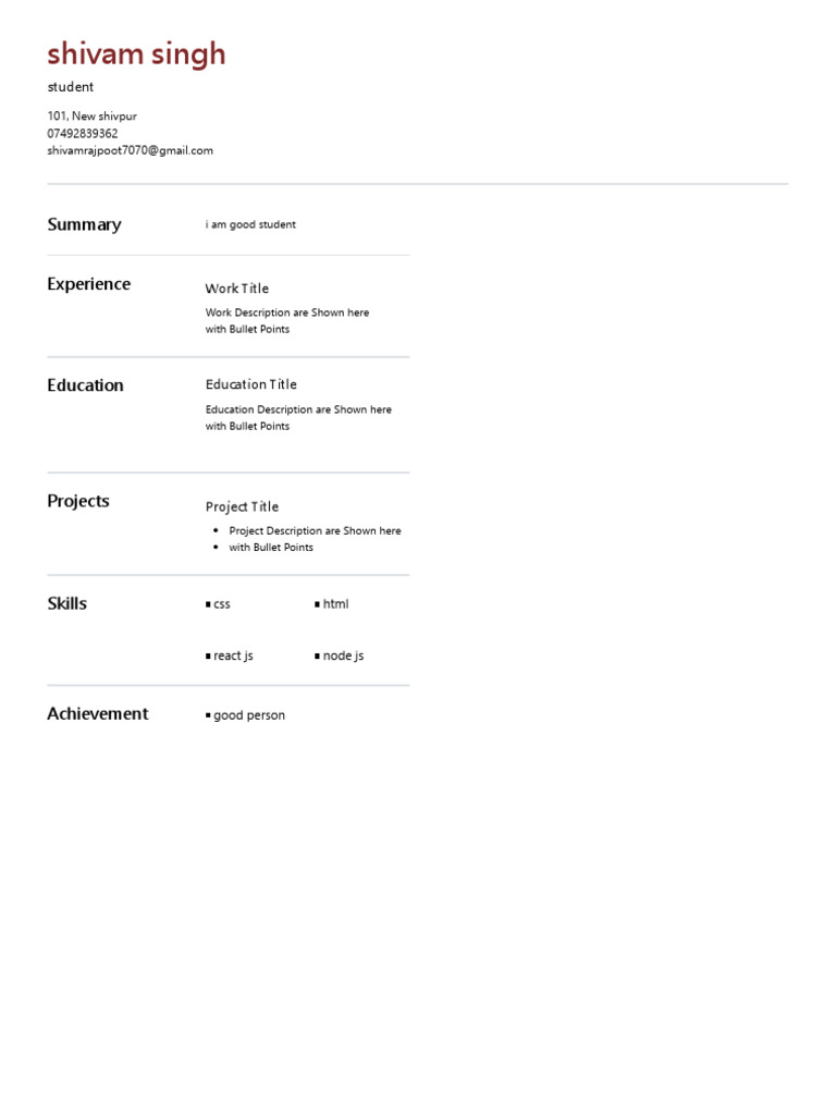 Resume Builder - Create Professional Resumes Online | PDF | Computers