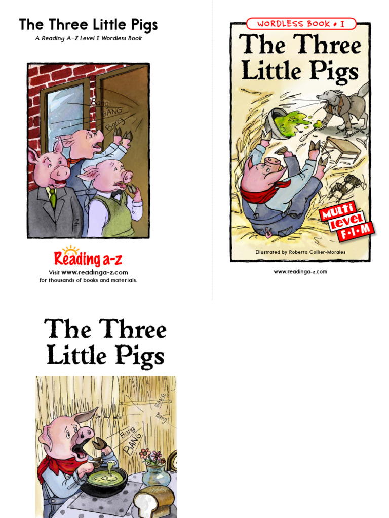 3 Little Pigs - Wordless | PDF