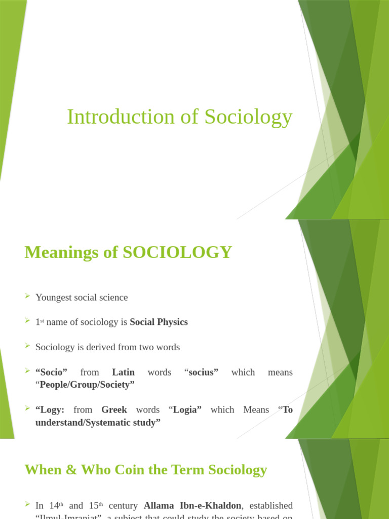 1st week. | PDF | Sociology | Society