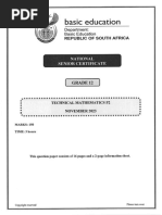 Tech Maths p2 Gr12 QP Sept 2024 - English - Watermark | PDF | Area | Circle