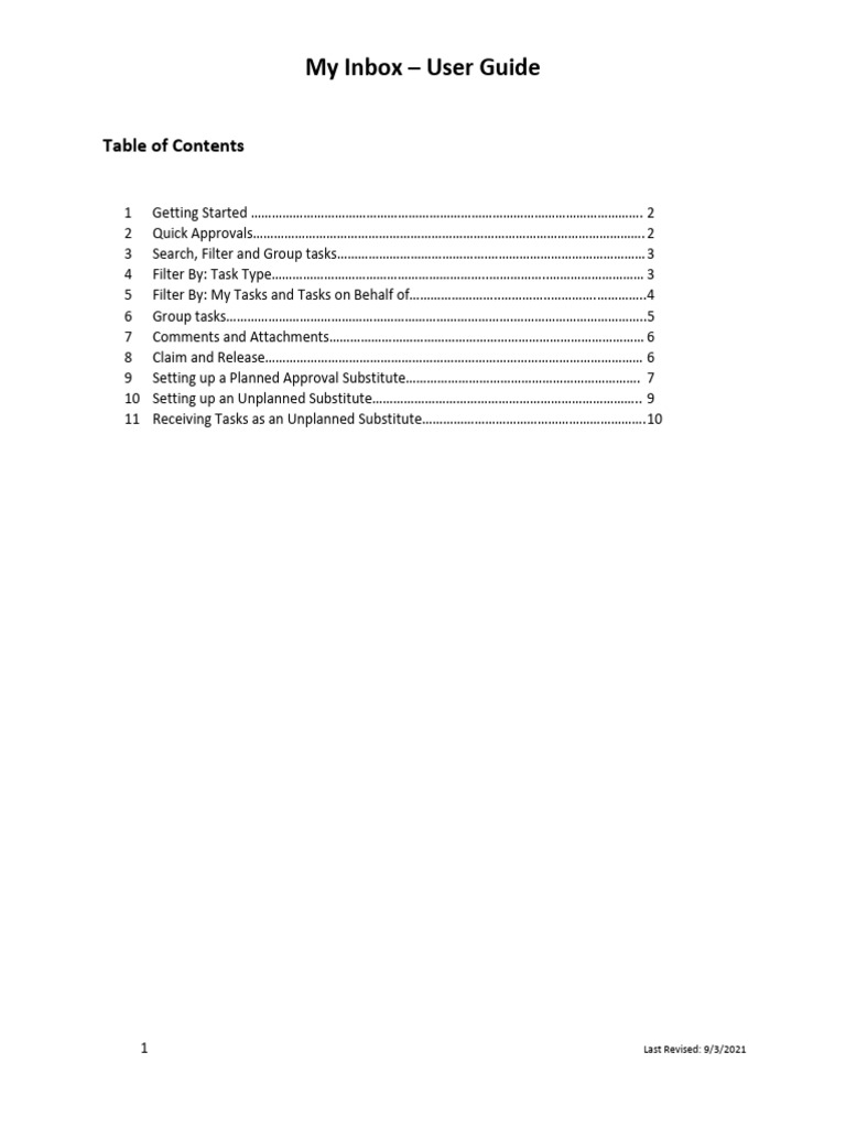 MyInbox User Guide | PDF | Software | Computing