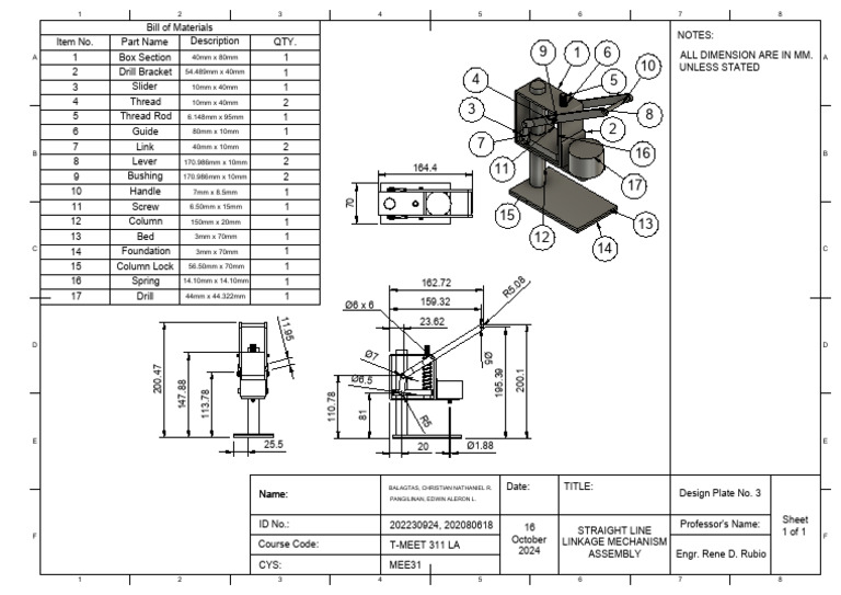 Column Drill FINAL OUTPUT | PDF | Mechanical Engineering | Machines