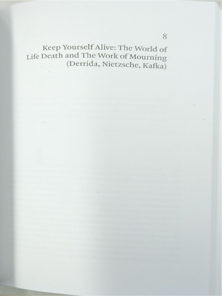 This Great Allegory - Keep Yourself Alive | PDF