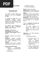 1897 Philippine Constitution | PDF | President Of The Philippines ...