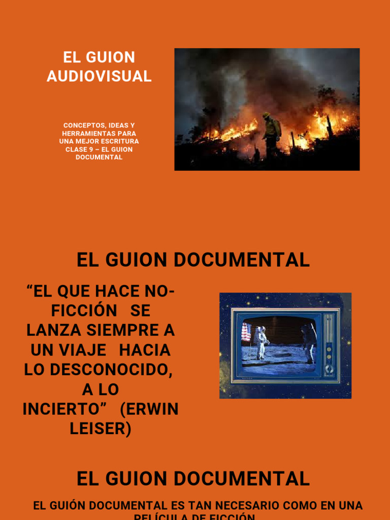 Clase 9 - El Guion Documental | PDF | Documental
