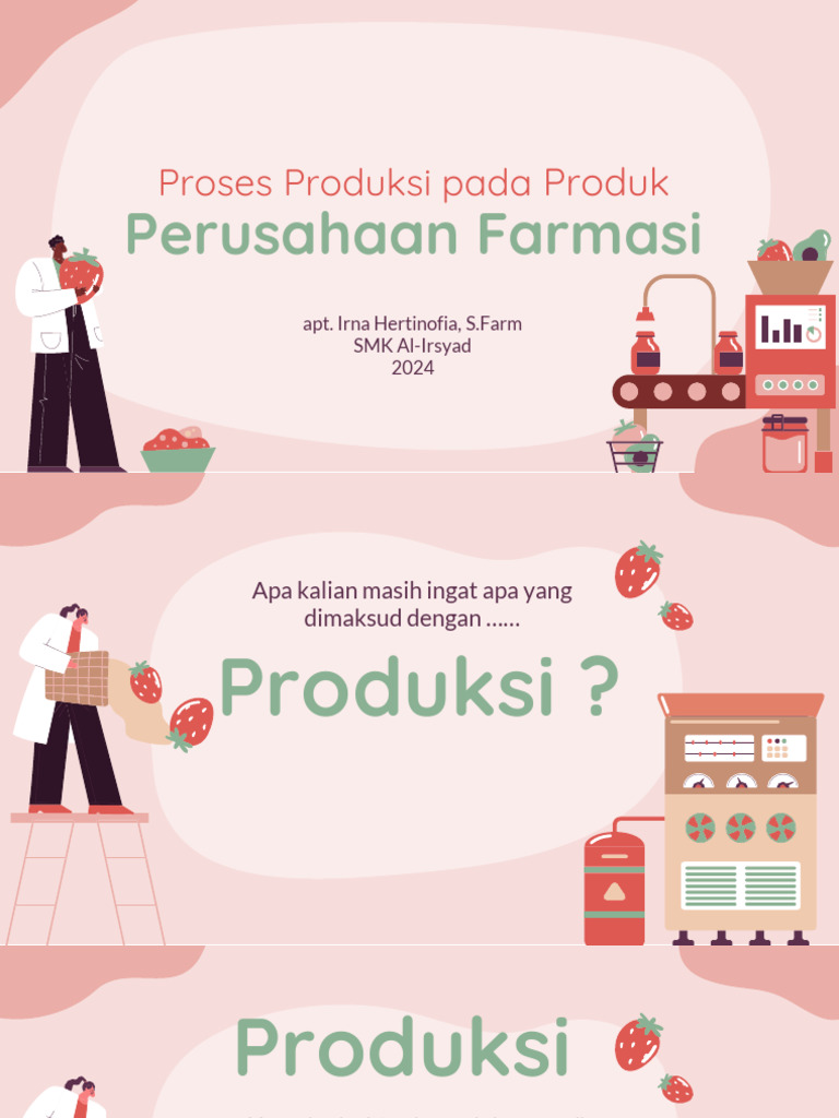 Proses Produksi di Industri Farmasi | PDF