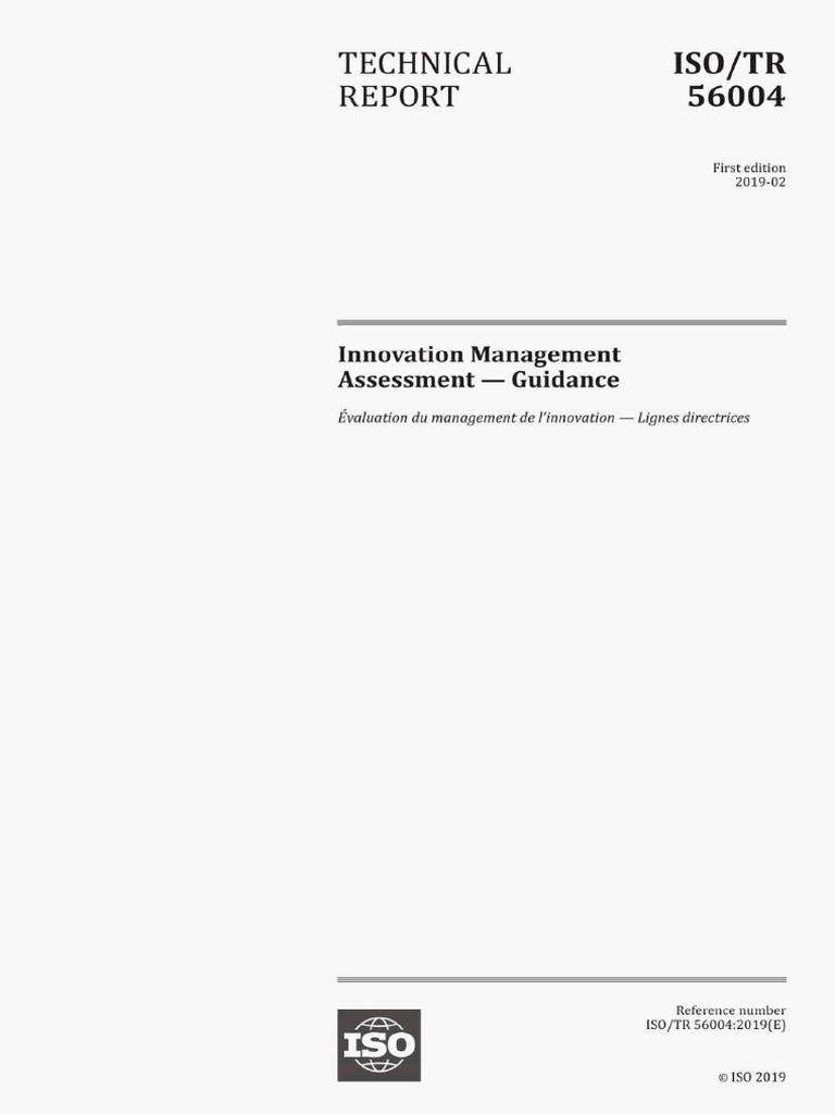 Iso TR 56004-2019 | PDF