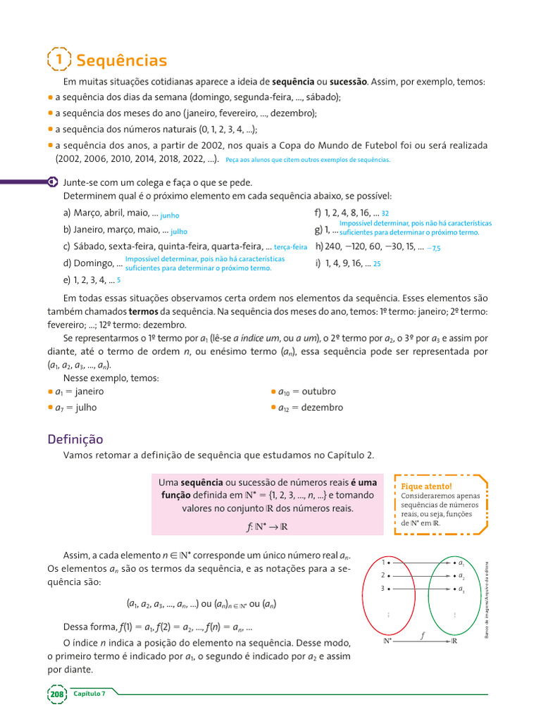 PA Matematica Contexto e Aplicacoes v1 Dante | PDF | Sequência ...