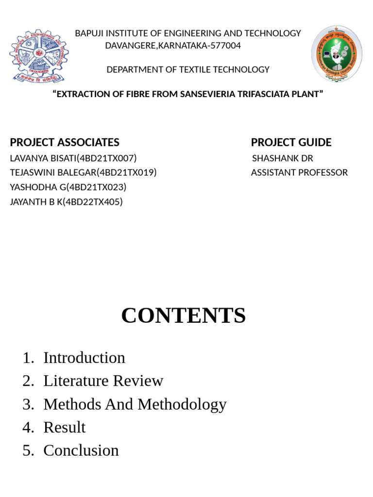 Snake Plant Final | PDF | Fibers | Textiles