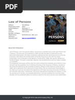 Law of Persons Textbook 3rd Edition | PDF | Marriage | Divorce