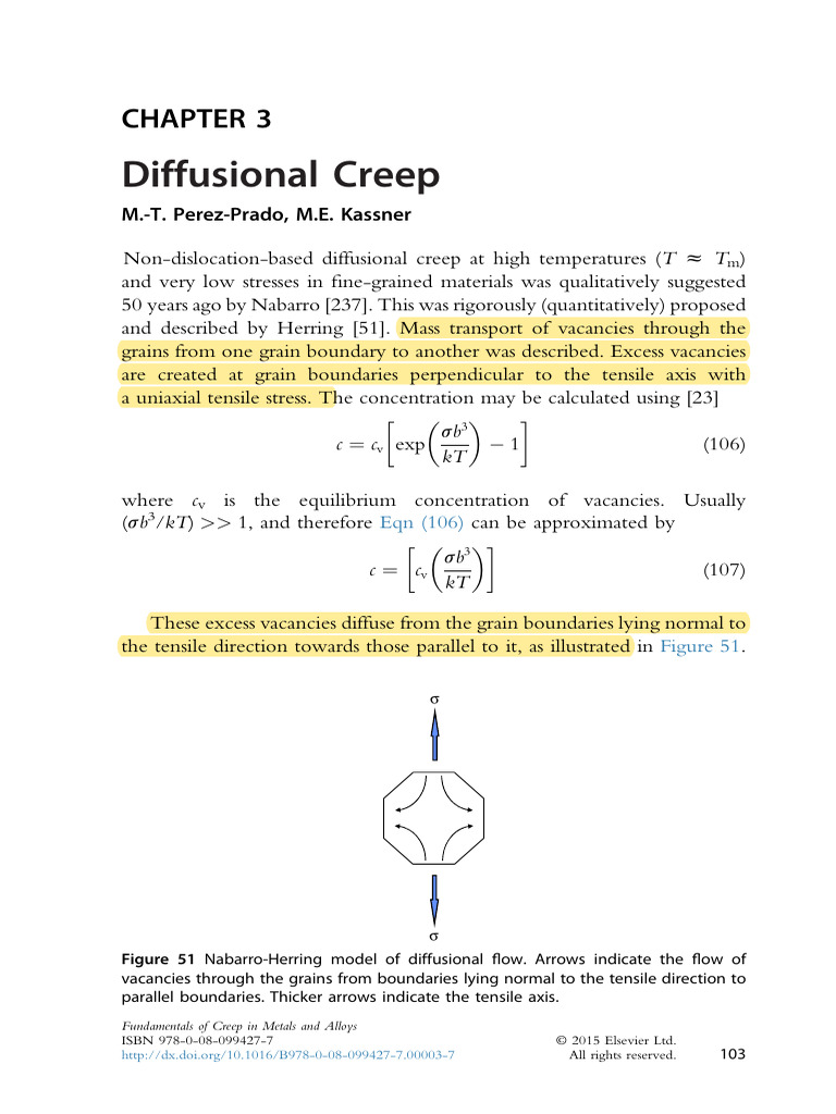 Chapter 3 - Diffusional Creep - 2015 - Fundamentals of Creep in Metals and Alloy | PDF | Creep ...