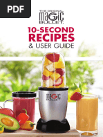 Magic Bullet 10 Second Recipes | PDF | Cooking, Food & Wine
