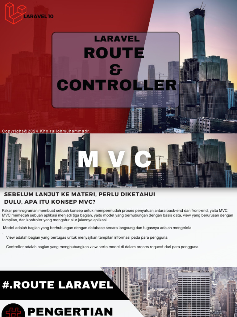 Route & Controller Laravel | PDF | Komputer