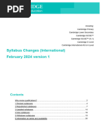 Global Perspective 2025 2027 Syllabus Update | PDF