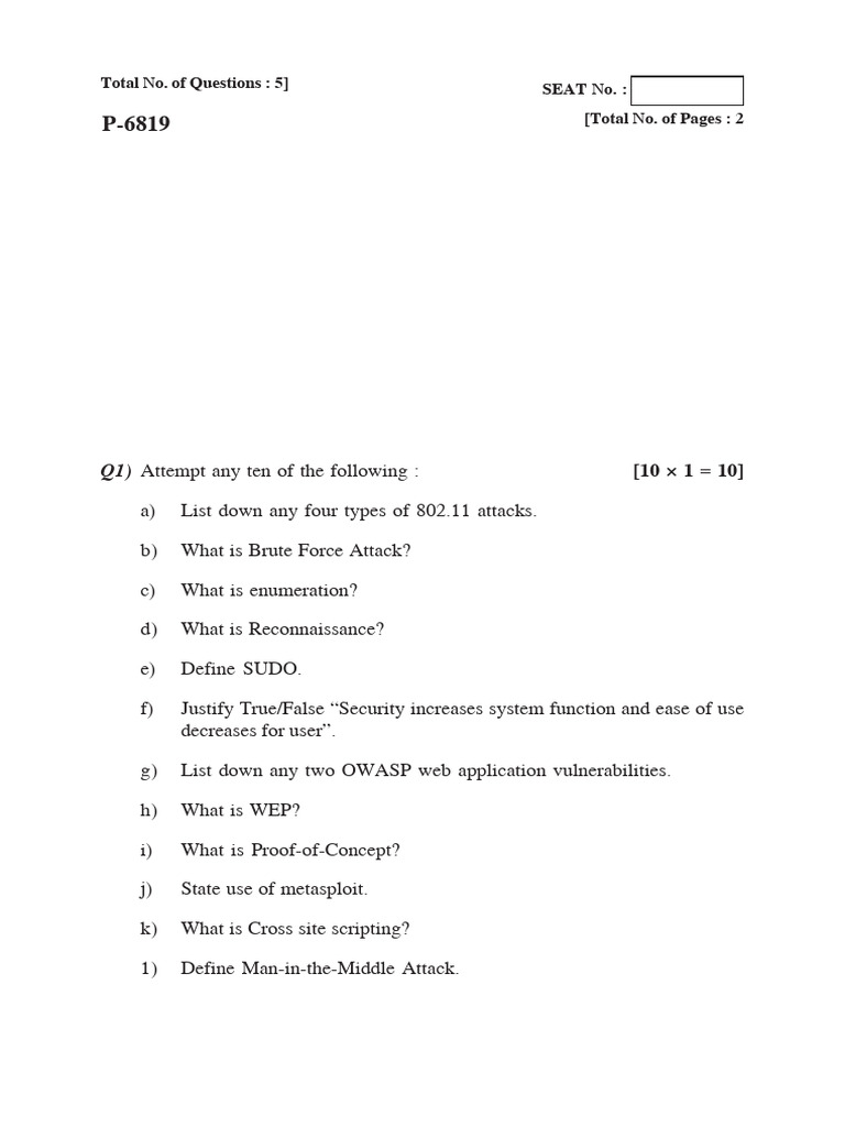 B.SC (Cyber and Digital Science) 2020 Pattern | PDF | Databases ...