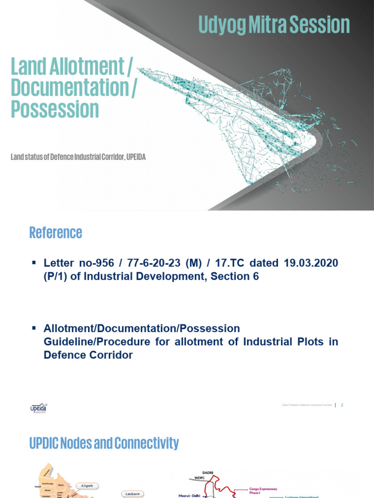 UPDIC_Land-Allotment-Guidelines-and-Procedure | PDF | Lease | Private Law