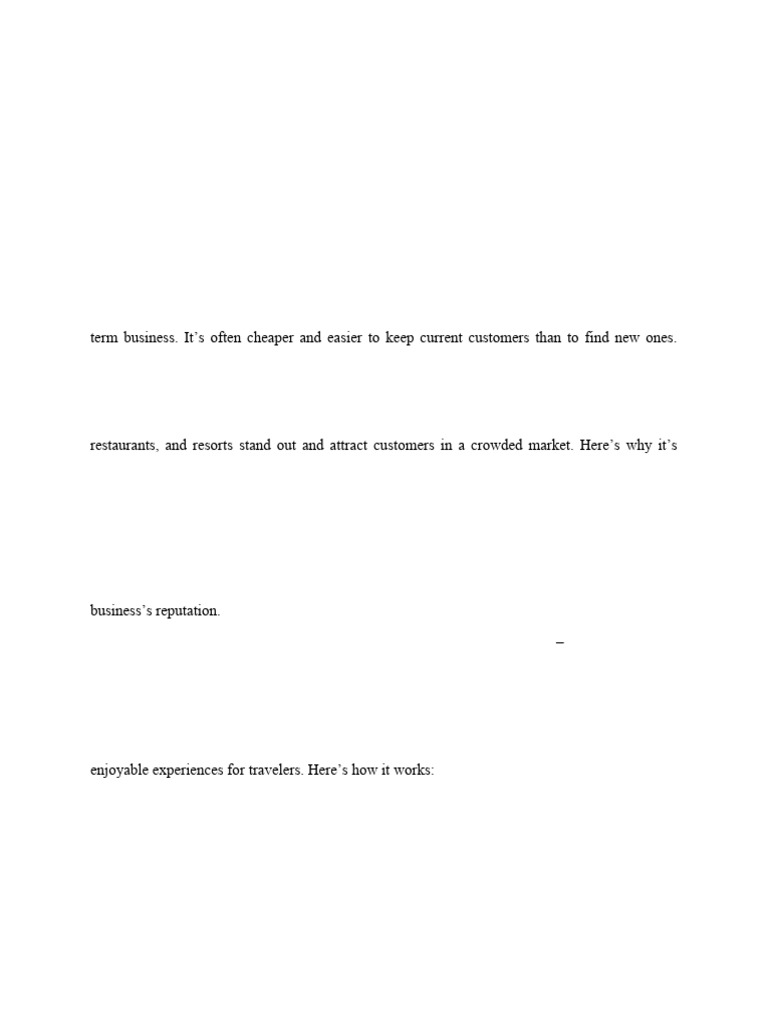 Marketing For Tourism and Hospitality Notes | PDF | Marketing | Brand