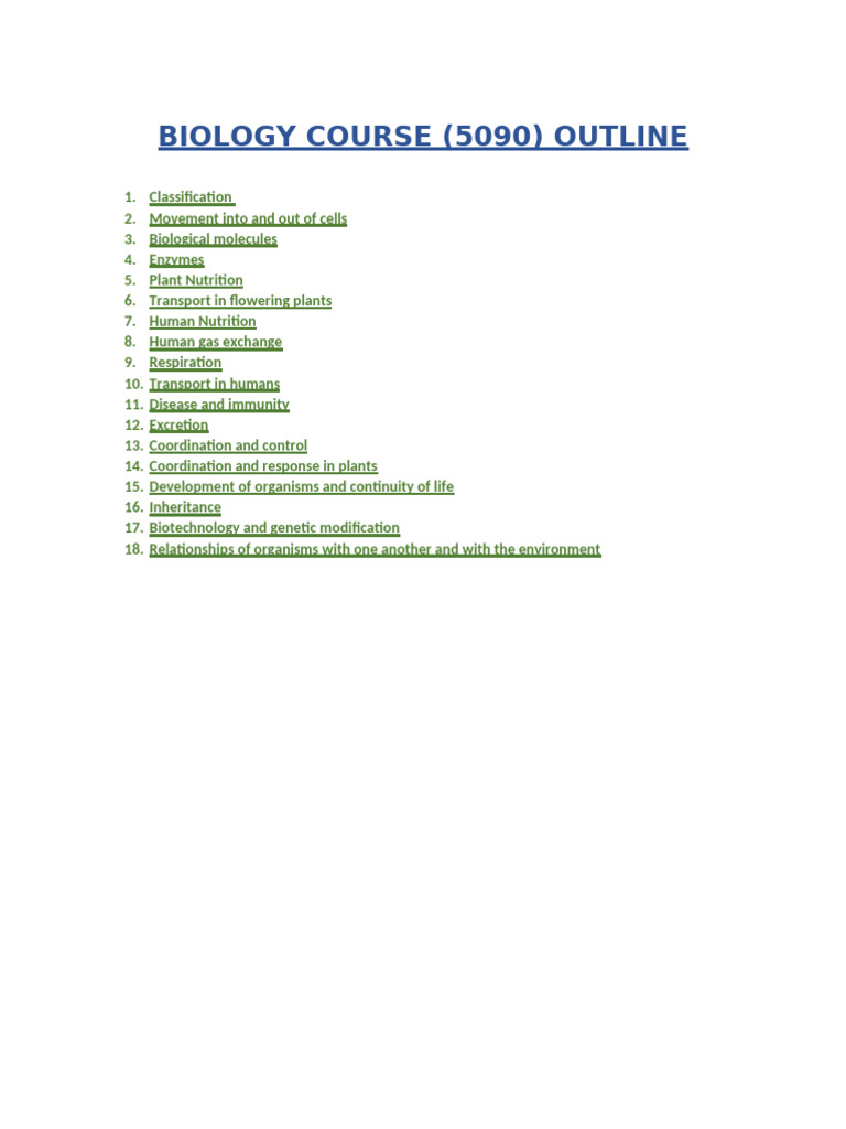 Biology Chapter 1 | PDF | Social Science