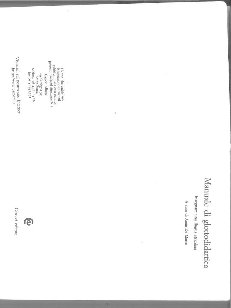 Glottodidattica de Marco | PDF