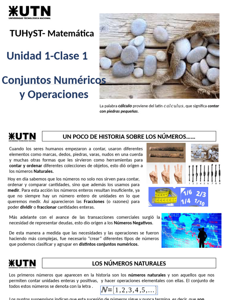 Introducción a Conjuntos Numéricos | PDF | Números | Entero