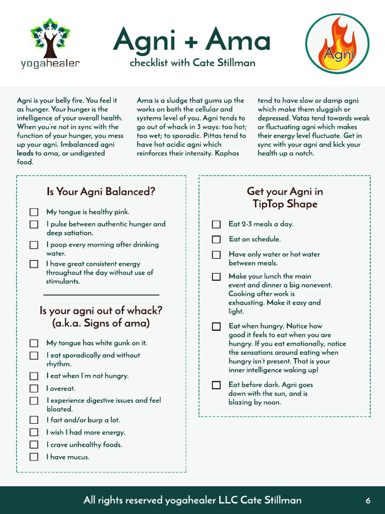 agni-ama-checklist | PDF