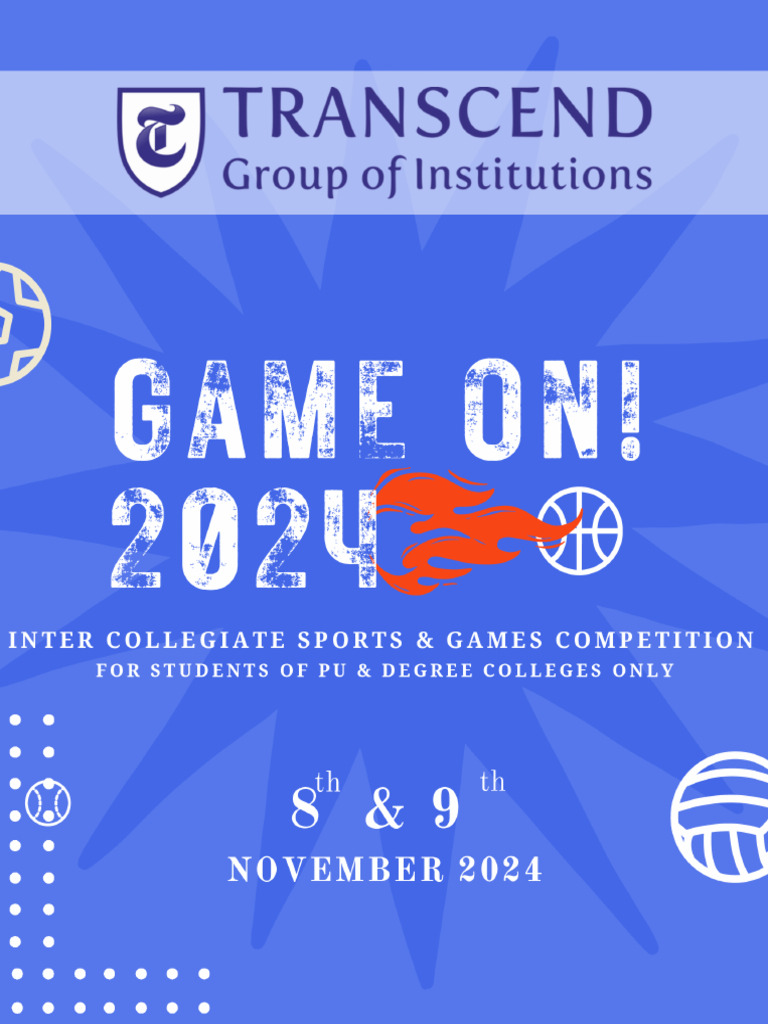 Game On 2024 - Brochure | PDF
