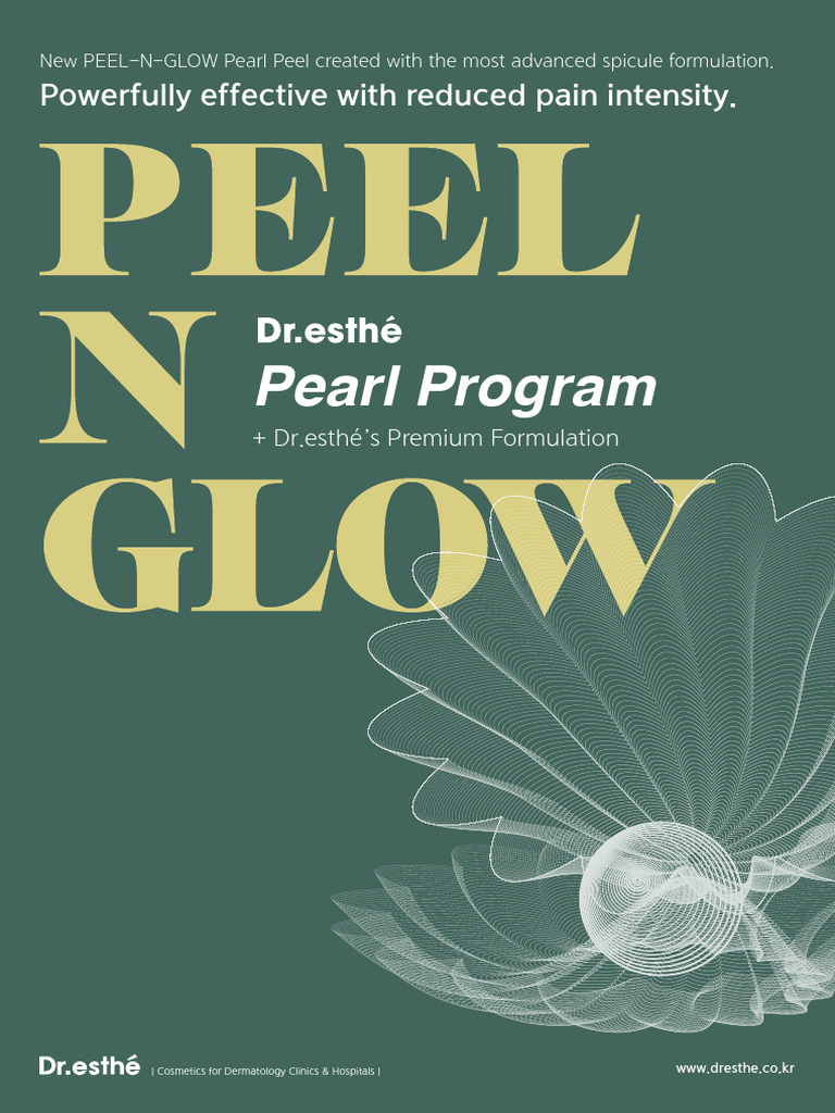 (En) DR - Esthe PEEL-N-GLOW Pearl Program | PDF | Epidermis | Skin