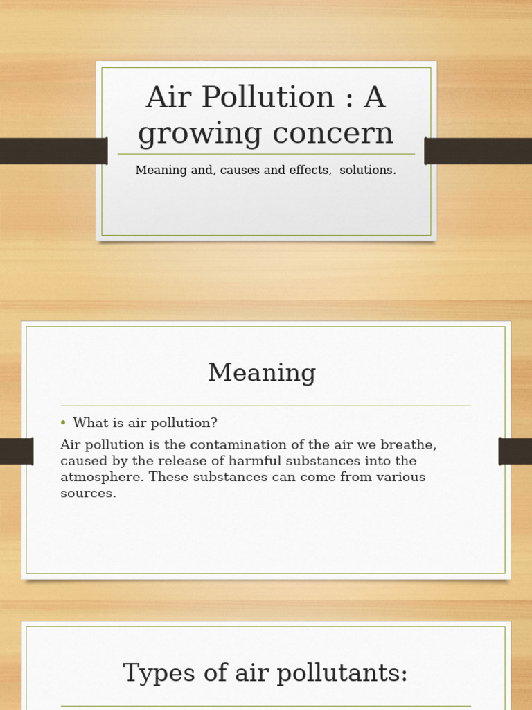 Air Pollution | PDF | Air Pollution | Particulates